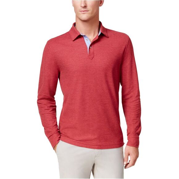 Club Room | Shirts | Club Room Mens Ls Performance Polo Shirt Red Nwt ...